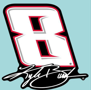 KYLE BUSCH #8 12x12 DECAL